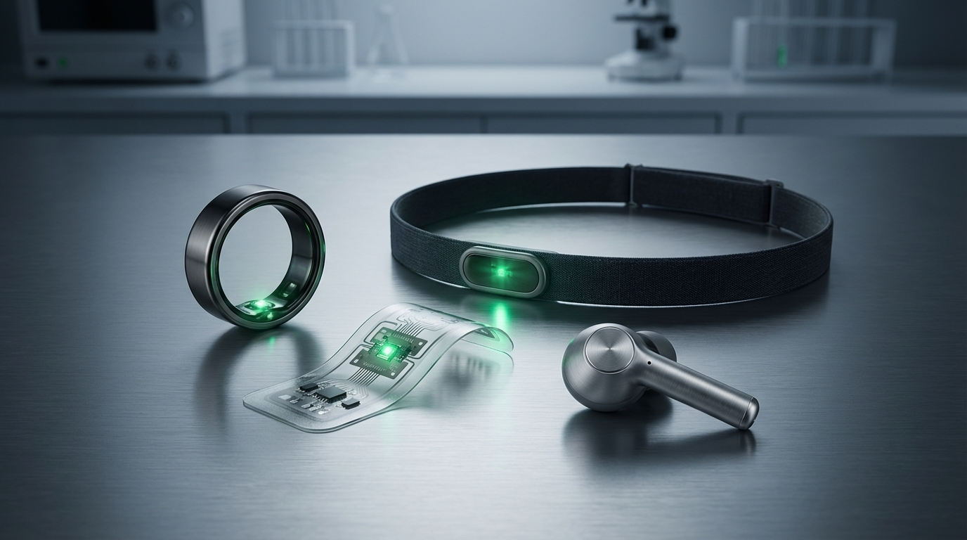 PPG Wearable Form Factors: Ring, Patch, Earbud, and Headband Sensor ...